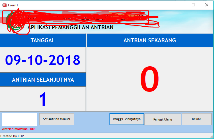 Aplikasi Antrian Sederhana Dengan Delphi