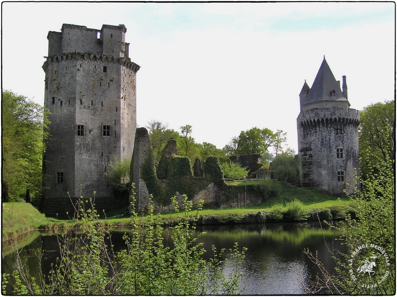 LA FRANCE MEDIEVALE: ELVEN (56) - Château-fort de Largoët : Ensemble et ...