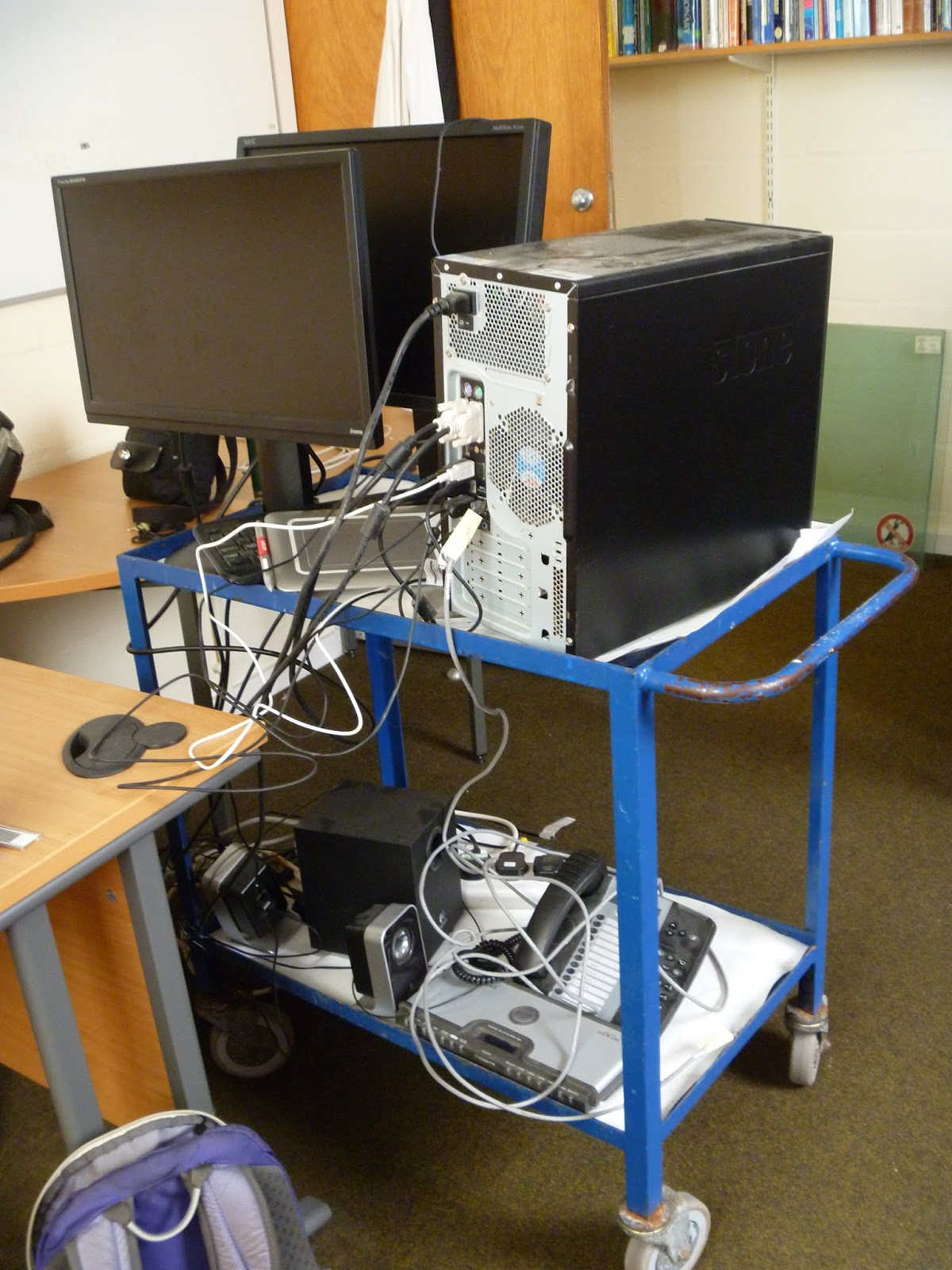 Margot's Blog: The office swap finally happens