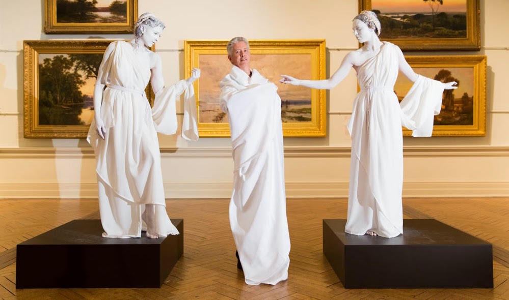 Roving Performers Australia: Bodypainting Live Human Statue ...