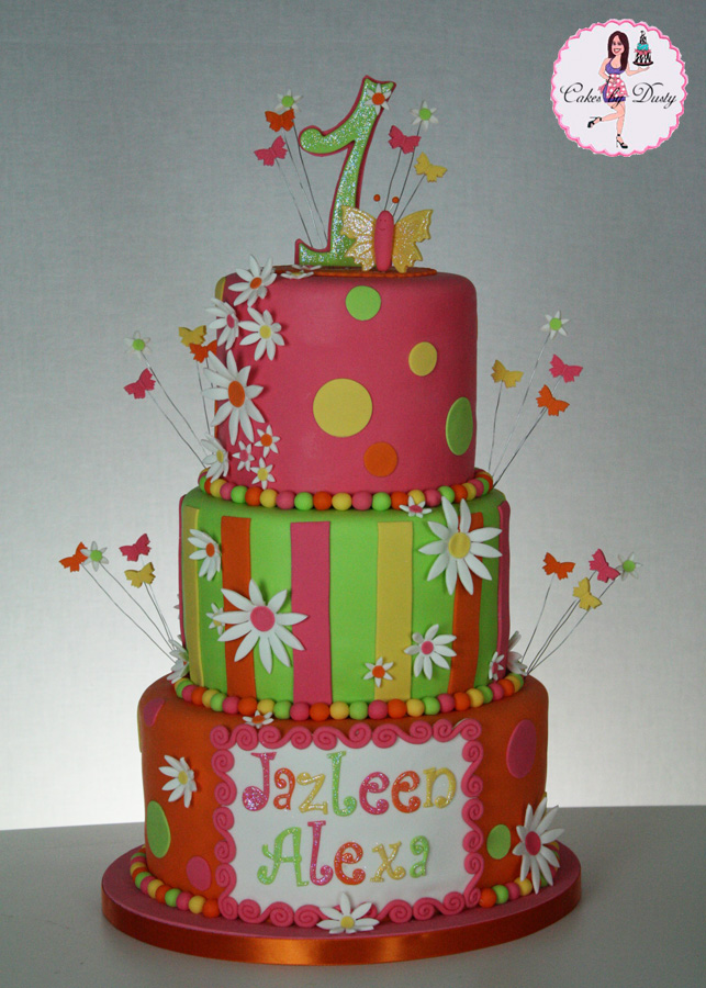 Cakes by Dusty: Jazleen Alexa's 1st Birthday