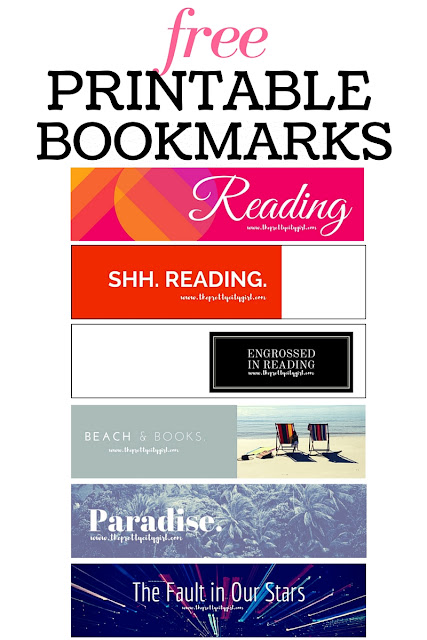 Free Printable Bookmarks - The Pretty City Girl