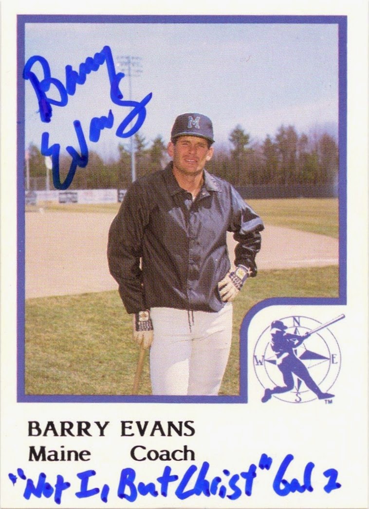 1986 PROCARDS PROJECT: BARRY EVANS