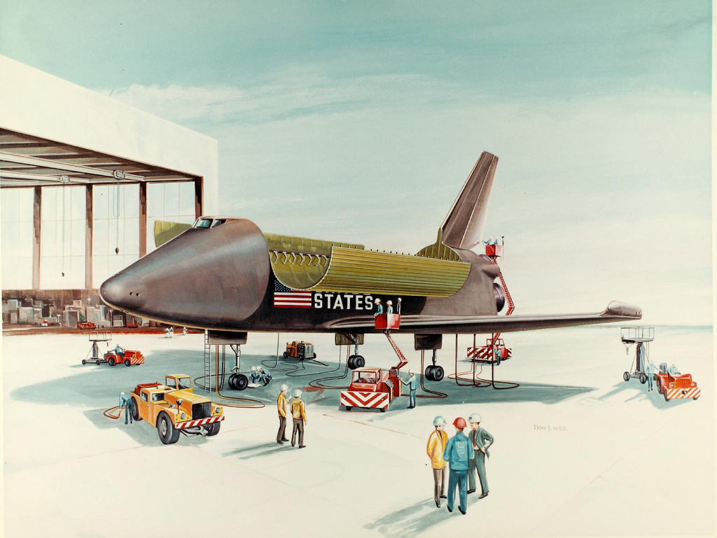 Seduced by the New...: Space Shuttle Renderings