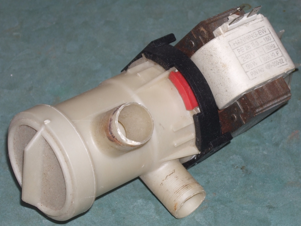 Freecycle BNE North: TAKEN: Washing Machine Pump. Hanning-EW P/N 499-200-22