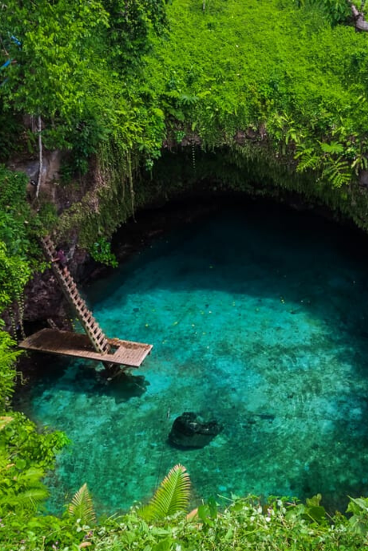Best Cheap Flight Vacations: Sua Ocean Trench in Lotofaga, Upolu, Samoa