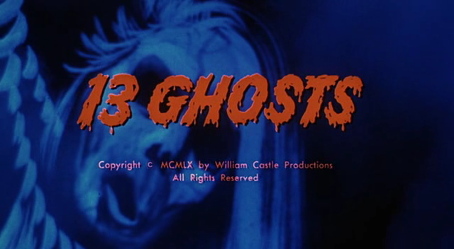 Designs By CK: "13 Ghosts" Movie ~ 1960