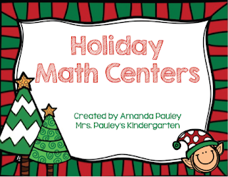Holiday Math Centers - Mrs. Pauley's Kindergarten