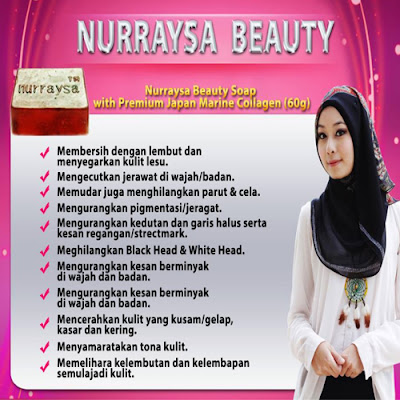 NURRAYSA BEAUTY: Sabun Nurraysa Beauty Soap With Premium Japan Marine ...