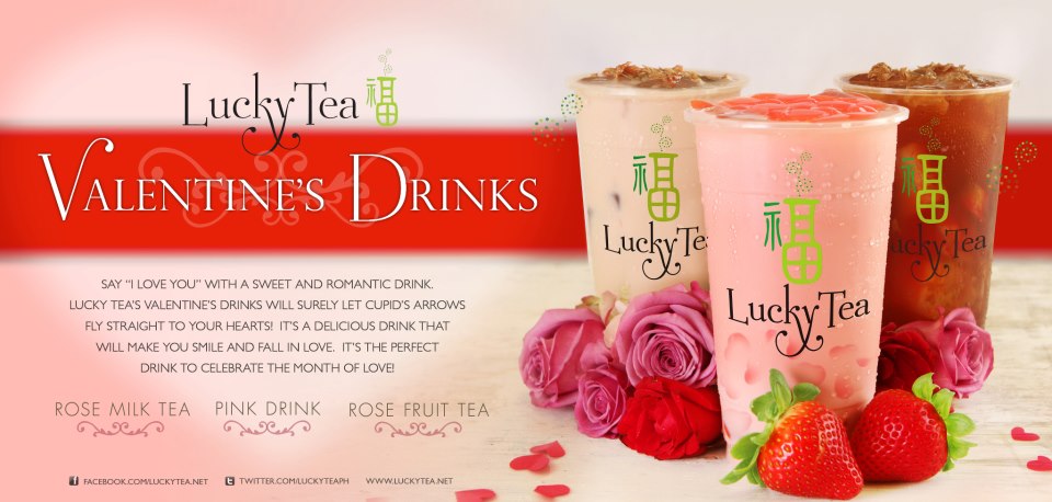Lucky Citrine: Lucky Tea Valentine's Drinks