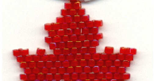 Bead Patterns and Ideas : Maple Leaf Pattern and basic Brick Stitch ...
