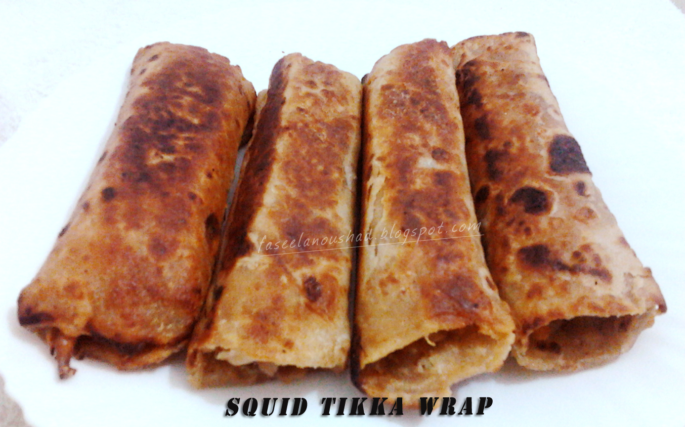 GOOD FOOD ENDS WITH GOOD TALK: Squid Tikka Wrap