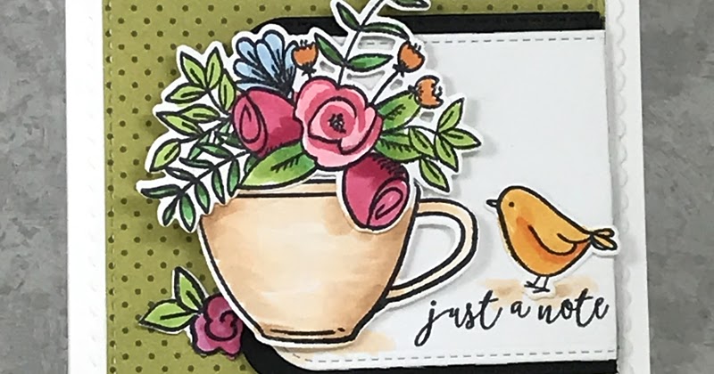 Stamps, Paper and Ink: Saying HELLO - Just A Note