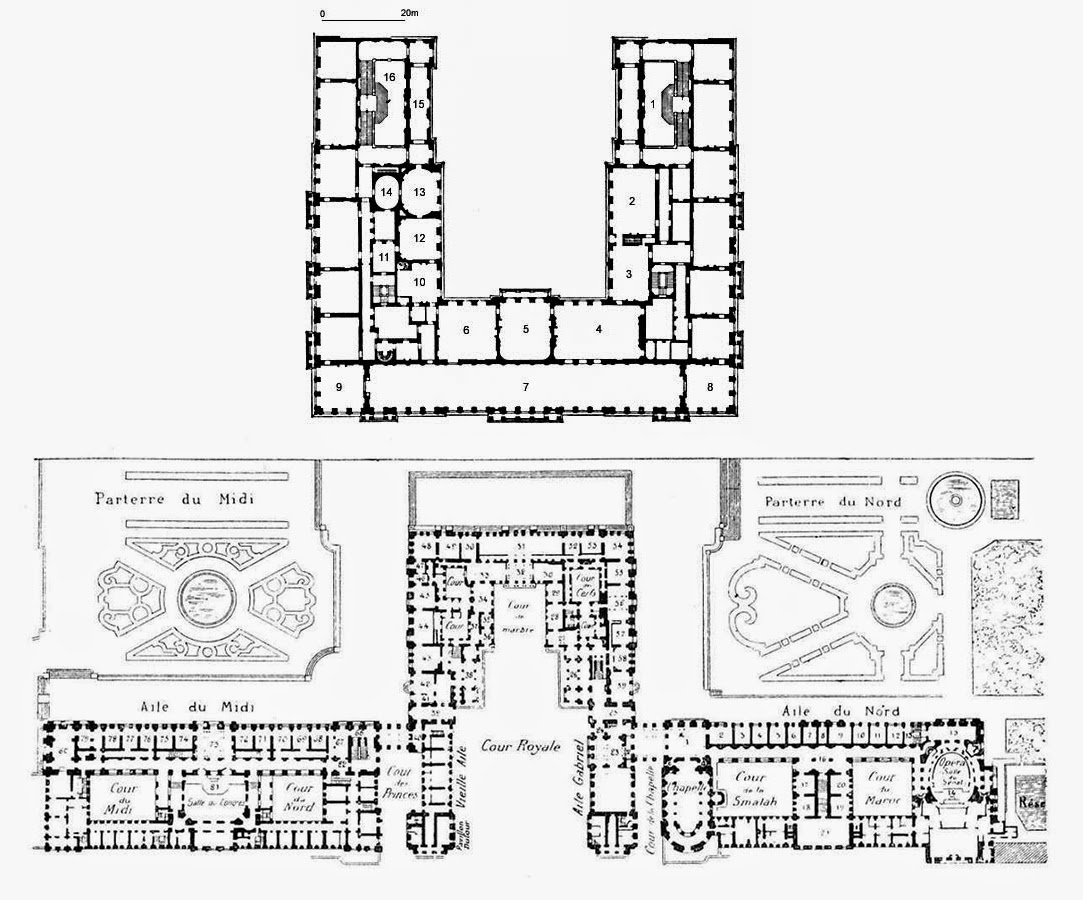 Palacio de Versalles | Organización e influencias arquitectónicas ...