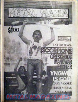 METAL MAGAZINES: METAL MANIA (USA)