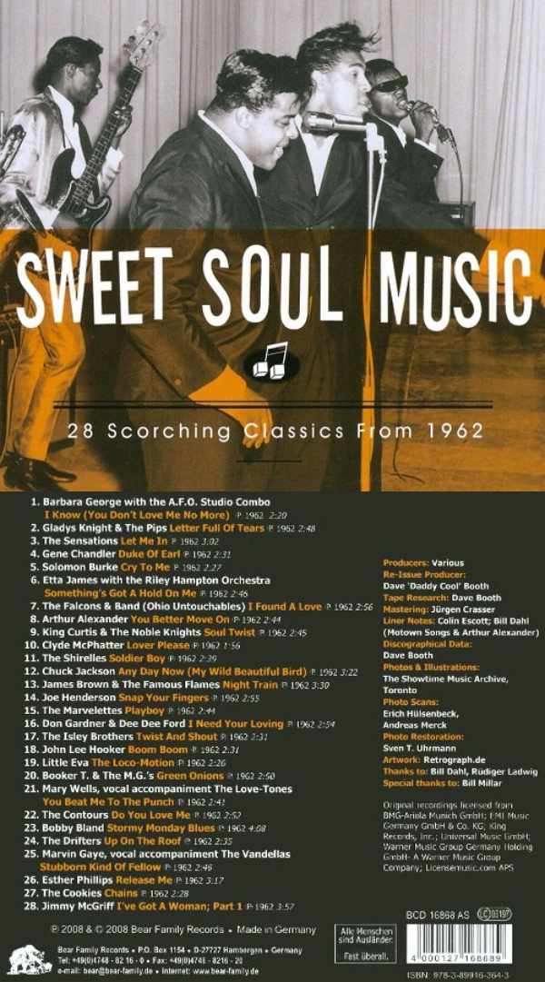 The Hideaway: Bear Family's SWEET SOUL MUSIC 1961-1965 (2008)