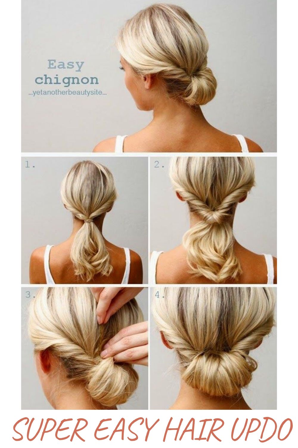 SUPER EASY HAIR UPDO