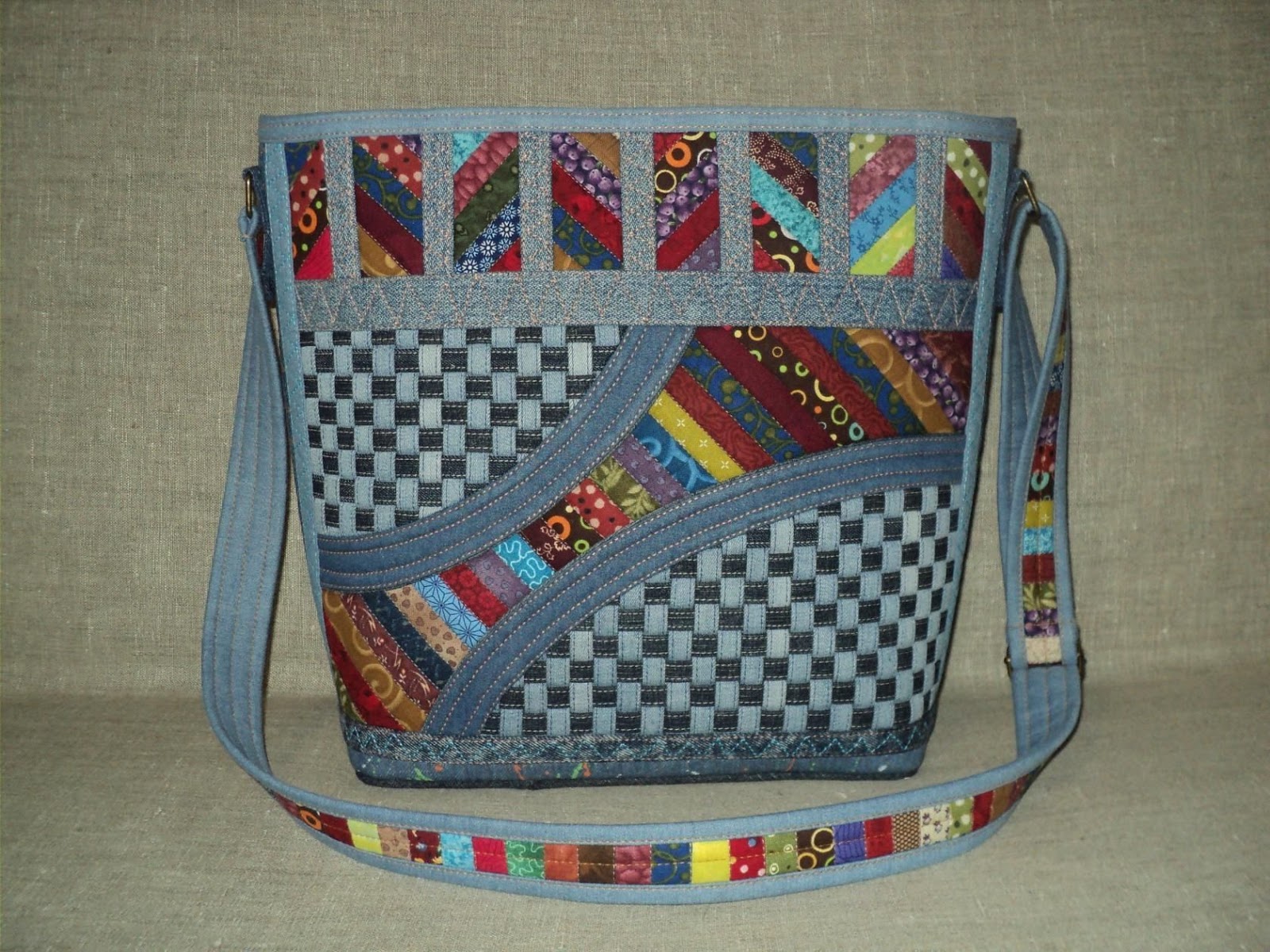 Bolsos de patchwork - Jadewoman