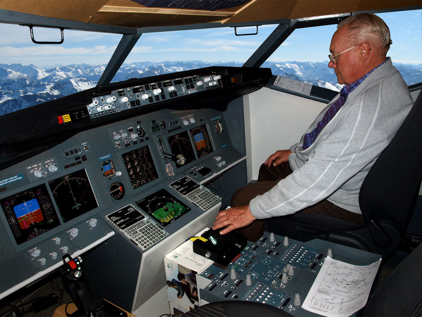 Boeing 737 Homecockpit: Gäste