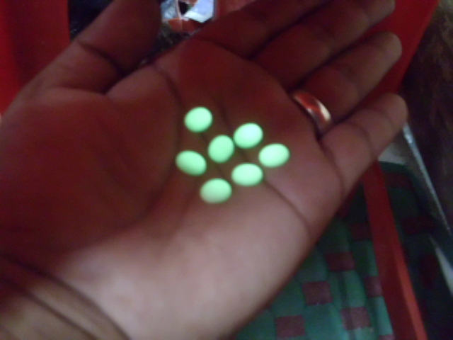 Watusiji Nusakambangan Gemstone: Batu Fosfor Putih Natural (10mm)