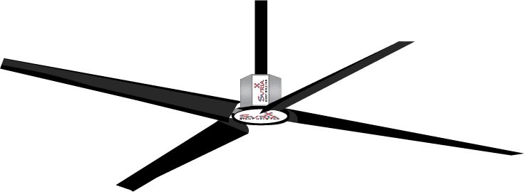 Kipas Gergasi HVLS Suria Malaysia