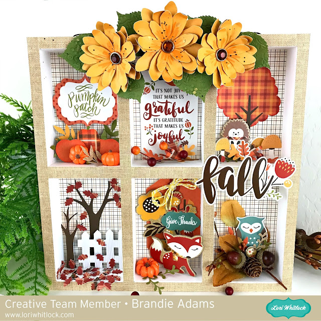Conviviality Crafts: Fall Shadow Box Tutorial
