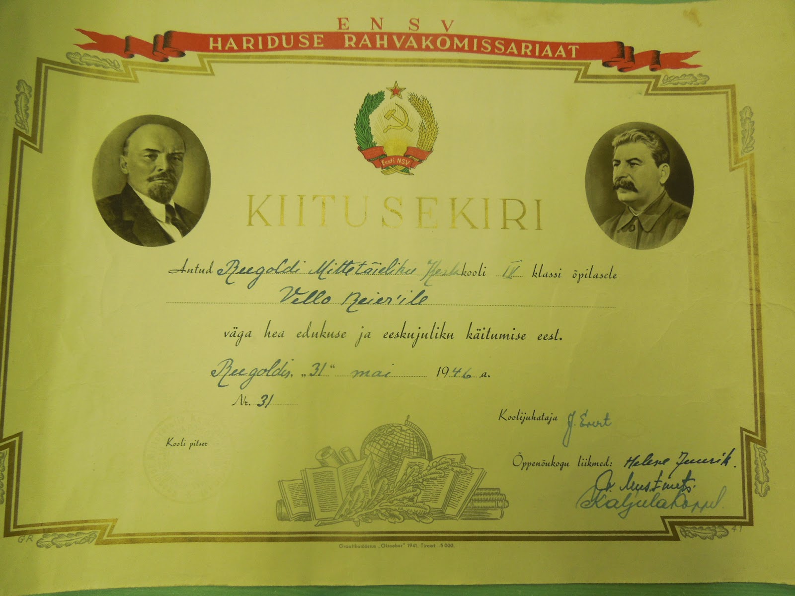 Vana aja asjad jutustavad.... | JWG V A KLASSI AJAVEEB