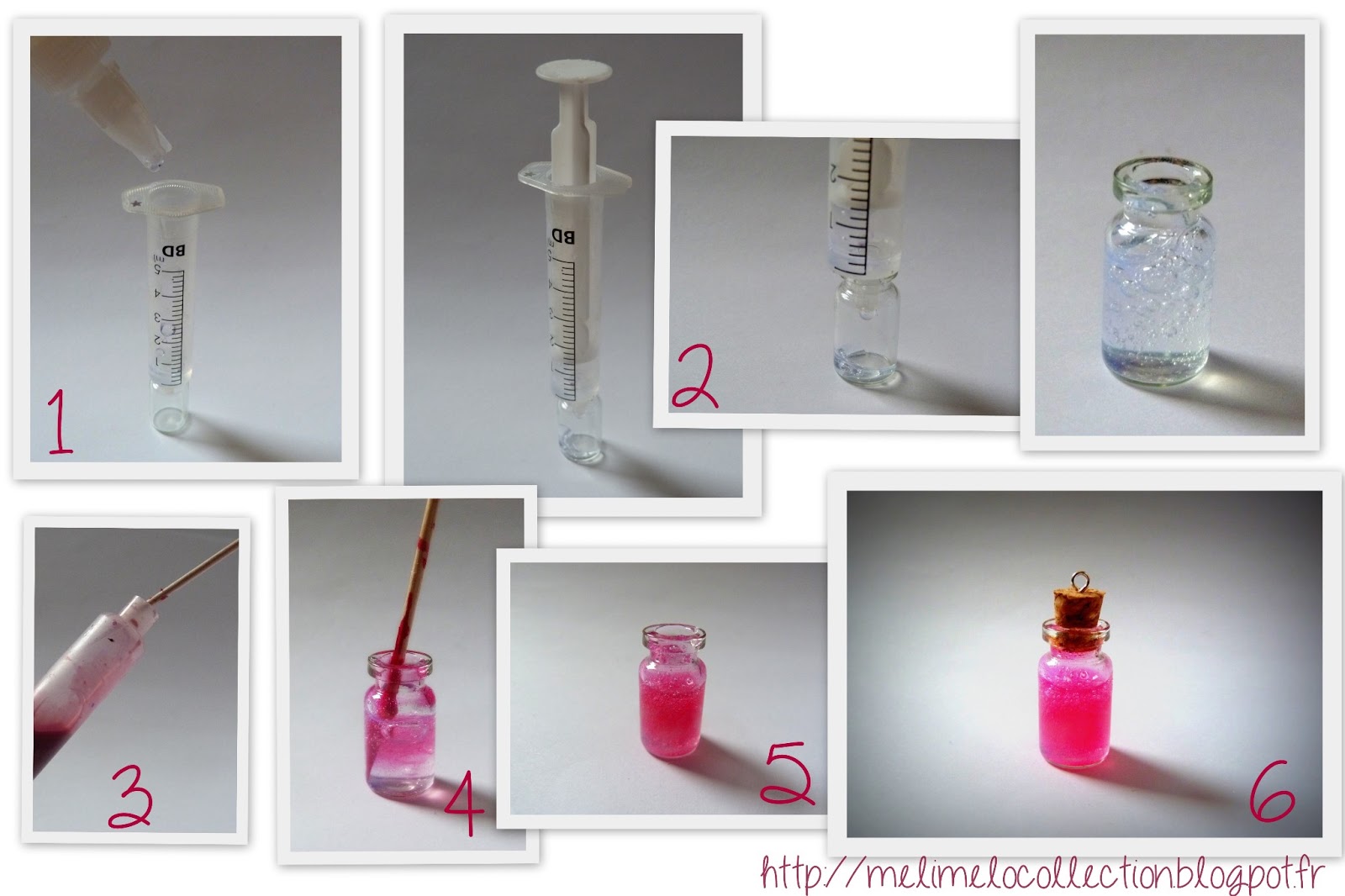 Tutoriel : remplir une petite fiole