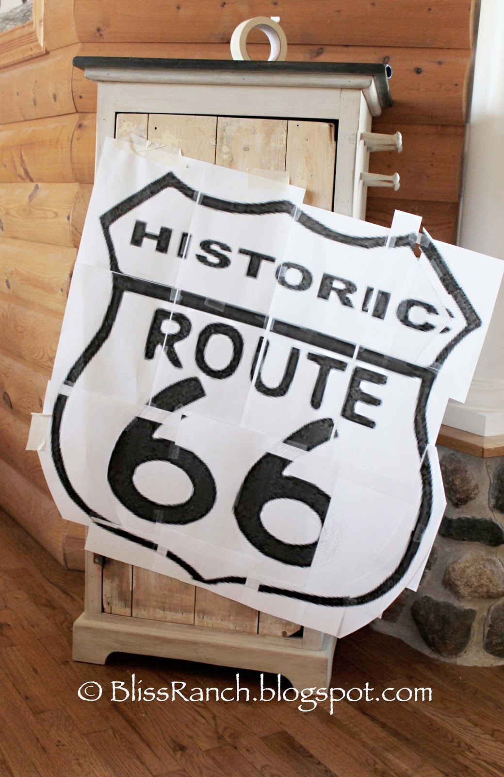 Bliss Ranch: Route 66 Stencils