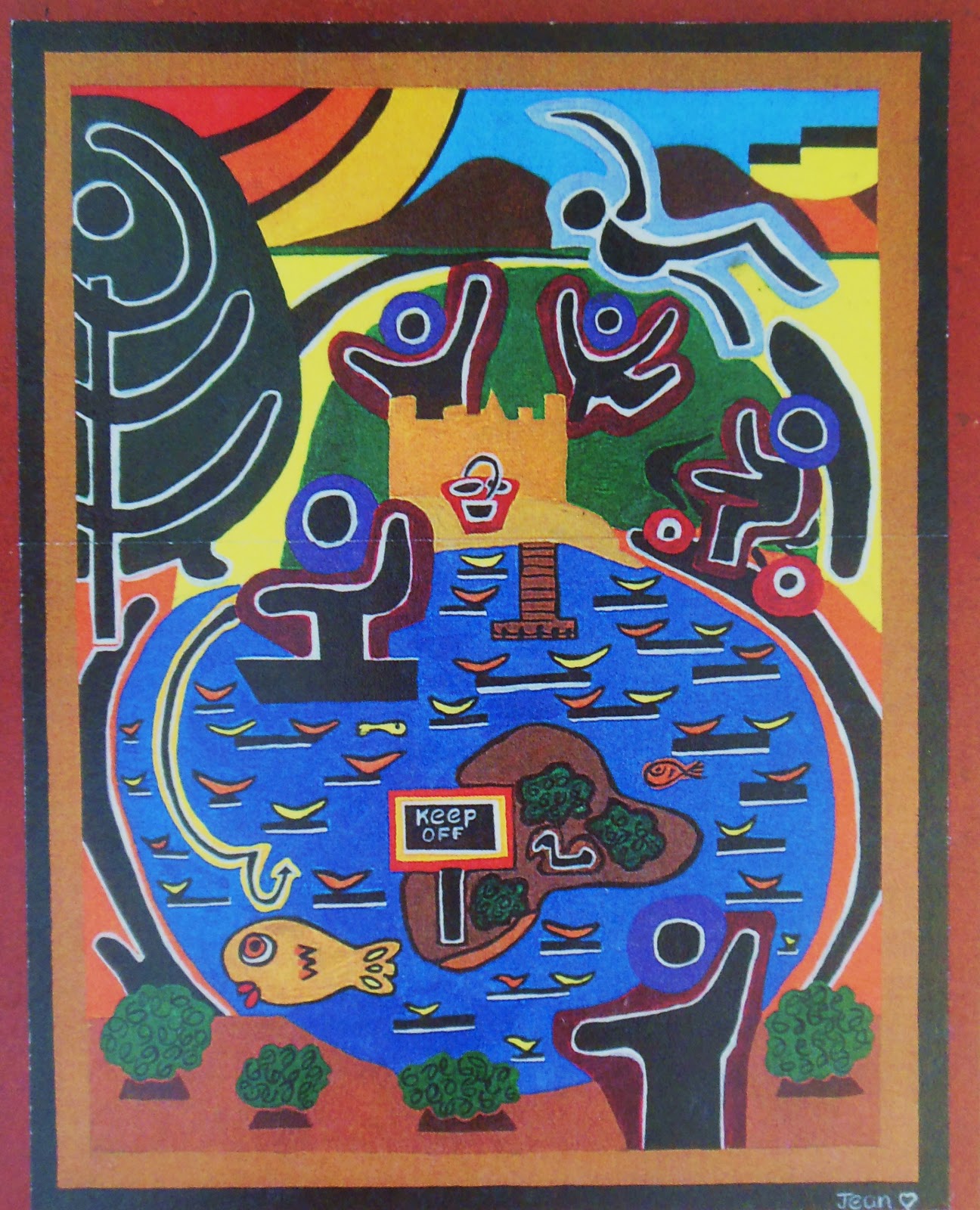 Jean Hart Artwork : Beach days are here