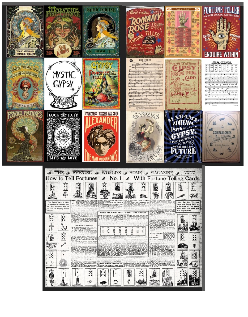 Baw CraftWorx: PRINTABLE Gypsy Journal Cards Collage Sheets Ephemera Se