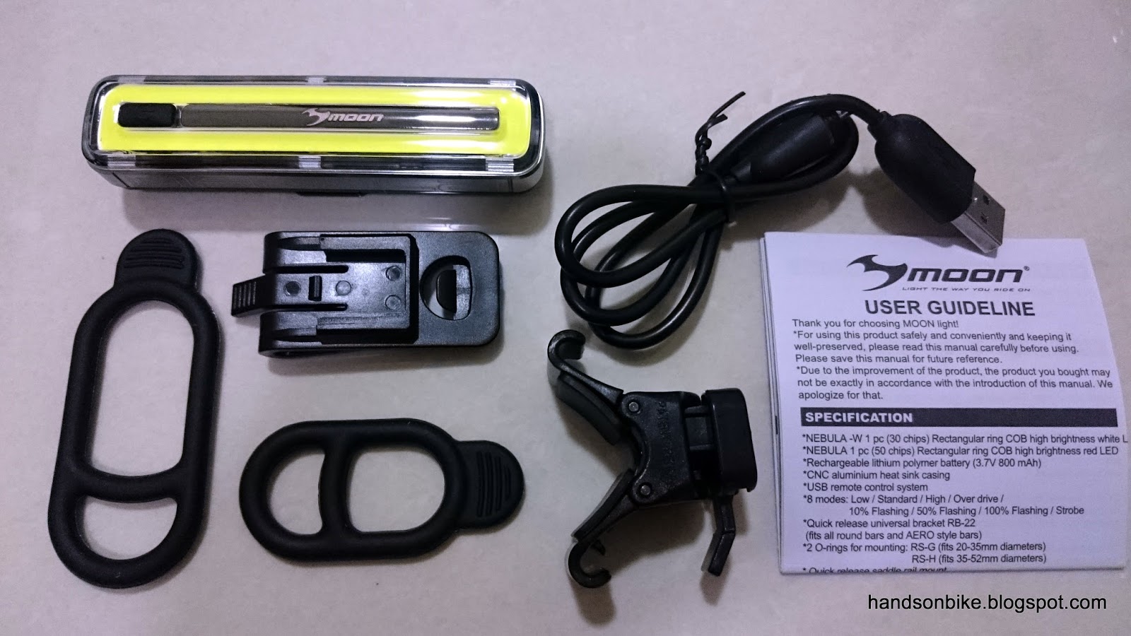 Hands On Bike: Moon Nebula W Front Light