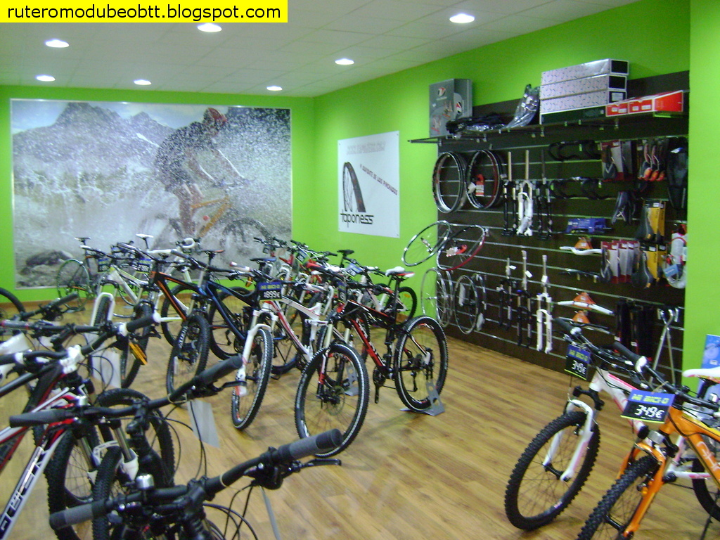 Rutero modubeo btt: NUEVA TIENDA Y TALLER DE BICICLETAS.
