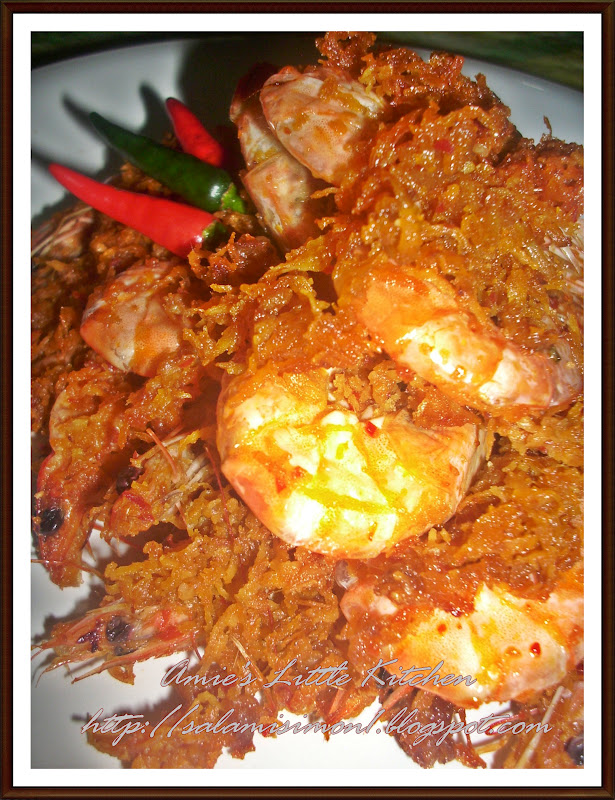 Serunding Udang - Amie's Little Kitchen