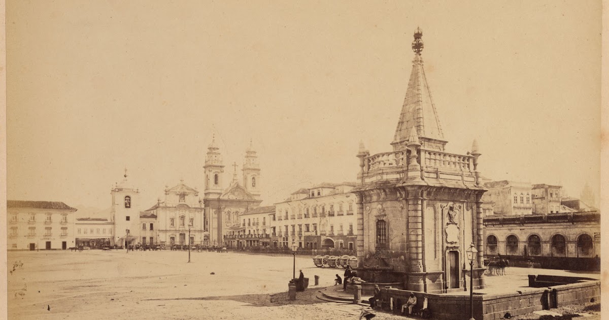 Galocha Cultural: Largo do Paço e o Chafariz de Mestre Valentim, 1865 ...