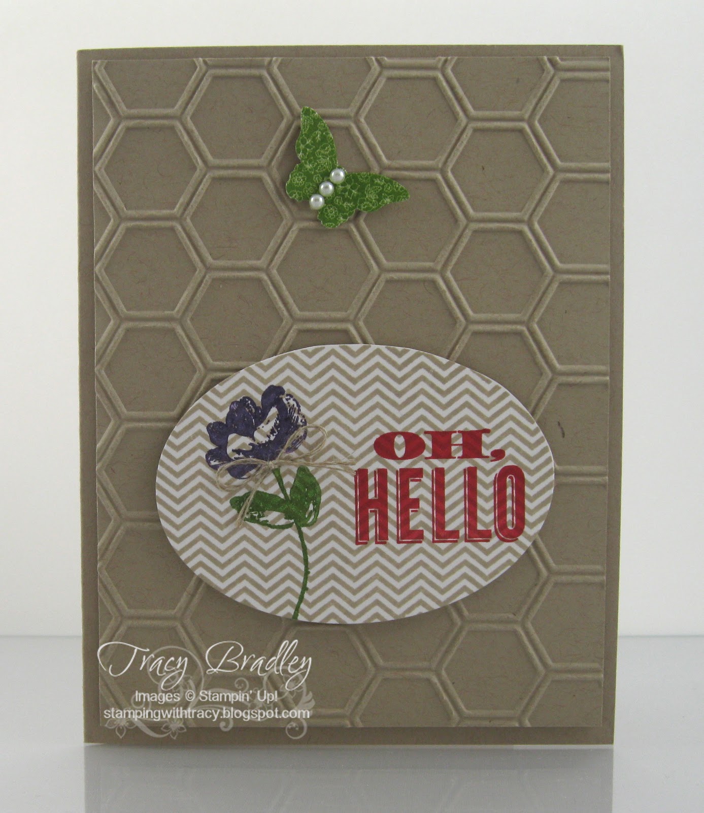 Oh, Hello - Stamping With Tracy