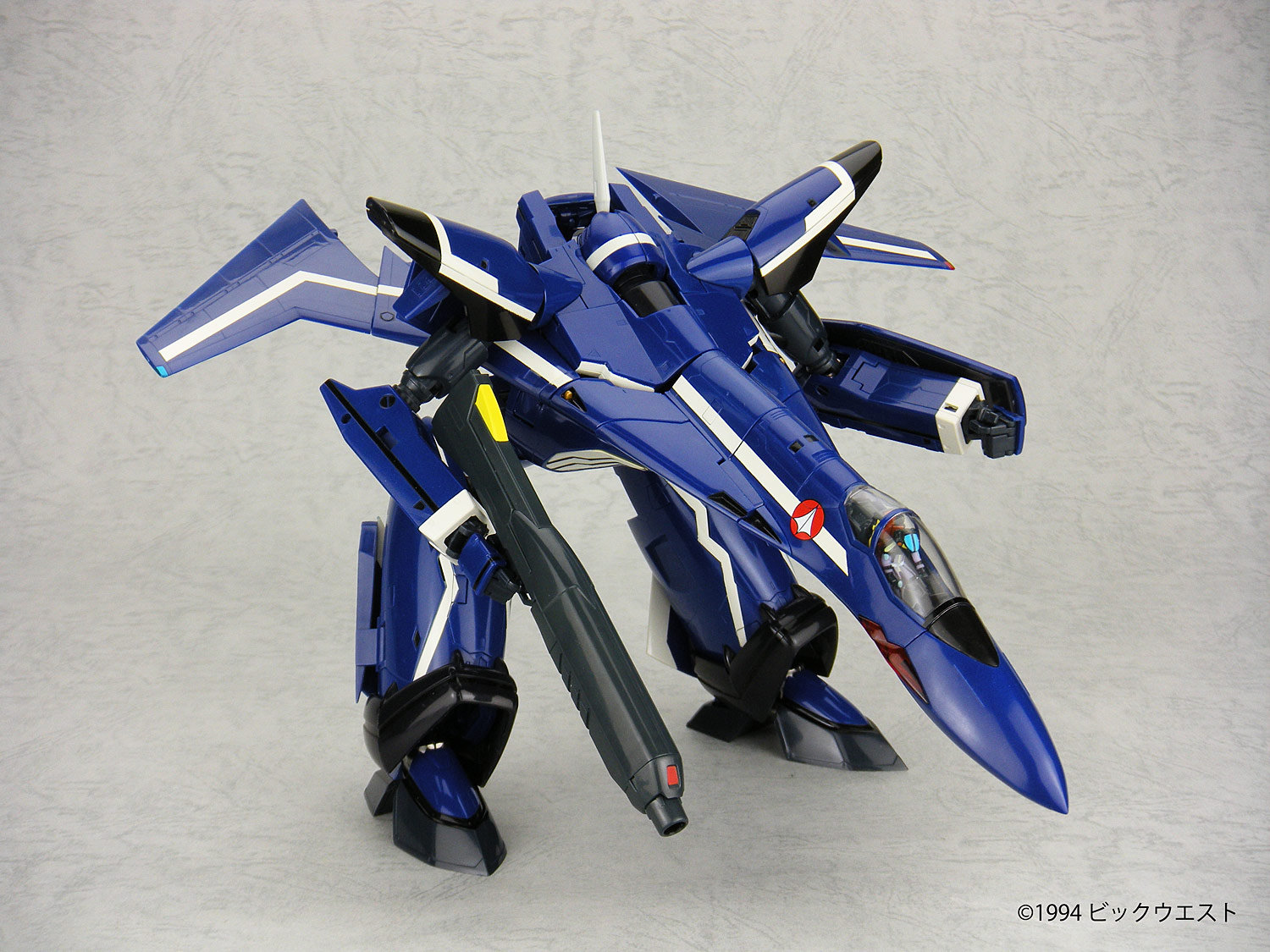 大光明株式會社: 2012年8月Yamato 1/60 完全變形 Macross 7 - VF-19F Emerald Force 一般機仕樣 ...