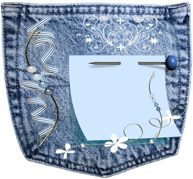 ForgetMeNot: denim pockets