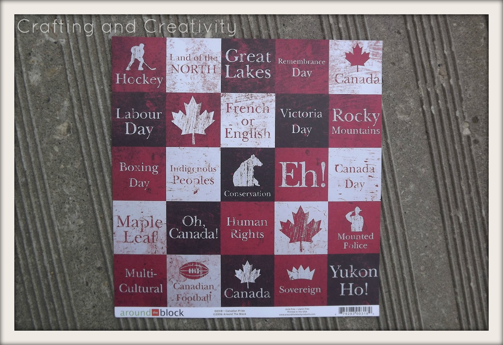 Crafting and Creativity: Canada Day Canvas