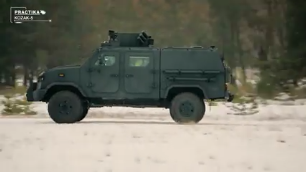 Glavcom: Practika Kozak-5 Ukrainian armored vehicle