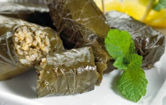 Chef Telemachus/Ithaca : ΝΤΟΛΜΑΔΑΚΙΑ ΜΕ ΑΜΠΕΛΟΦΥΛΛΑ