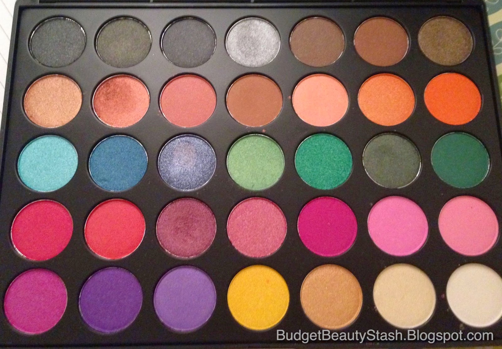 Budget Beauty Stash: Review and Swatches: Morphe 35U- Multi-Color ...