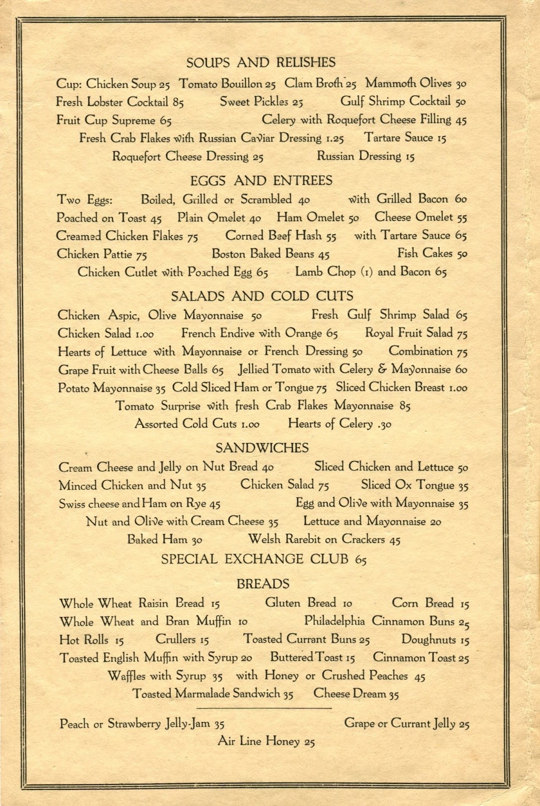 The American Menu: Echoes of the Jazz Age