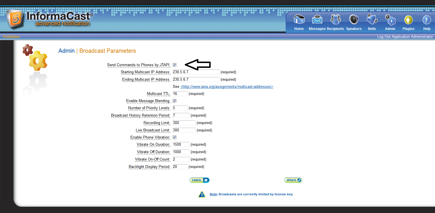Web Maxtor: Singlwire Informacast Resiliency feature