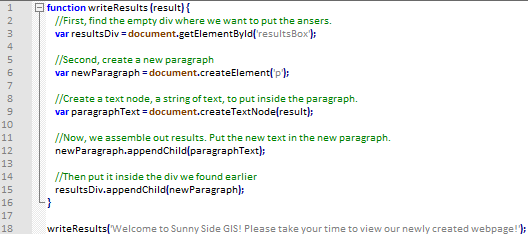 Web GIS: Geog 455: Lab 4: Basic HTML, CSS, and JavaScript