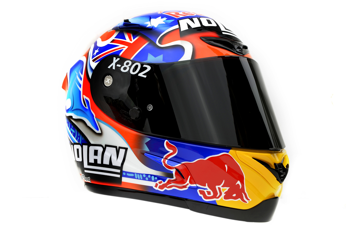 Racing Helmets Garage: Nolan X-802R C.Stoner Australia 2012 by Max77Design