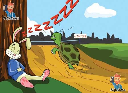 The Rabbit and Tortoise Story