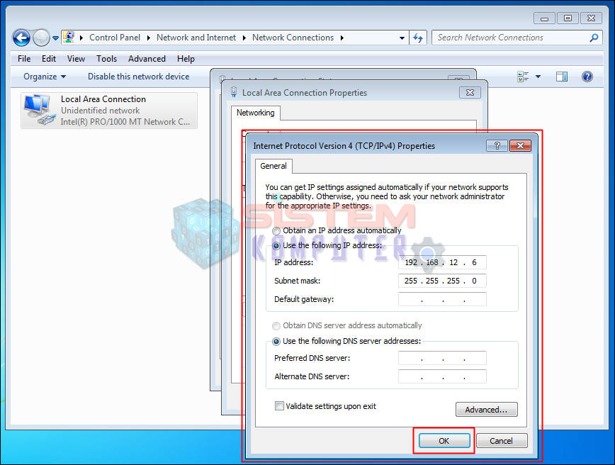Cara Konfigurasi IP Address dan Menguji Koneksi • SisKom Center