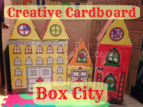 Mama Pea Pod: {Creative Cardboard Box City}