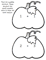 Little Miss Glamour Goes To Kindergarten: free pumpkin math.